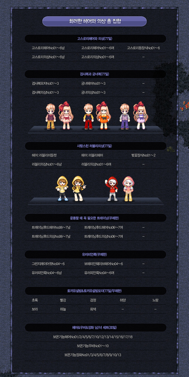 바람의나라 - 캐시샵 업데이트